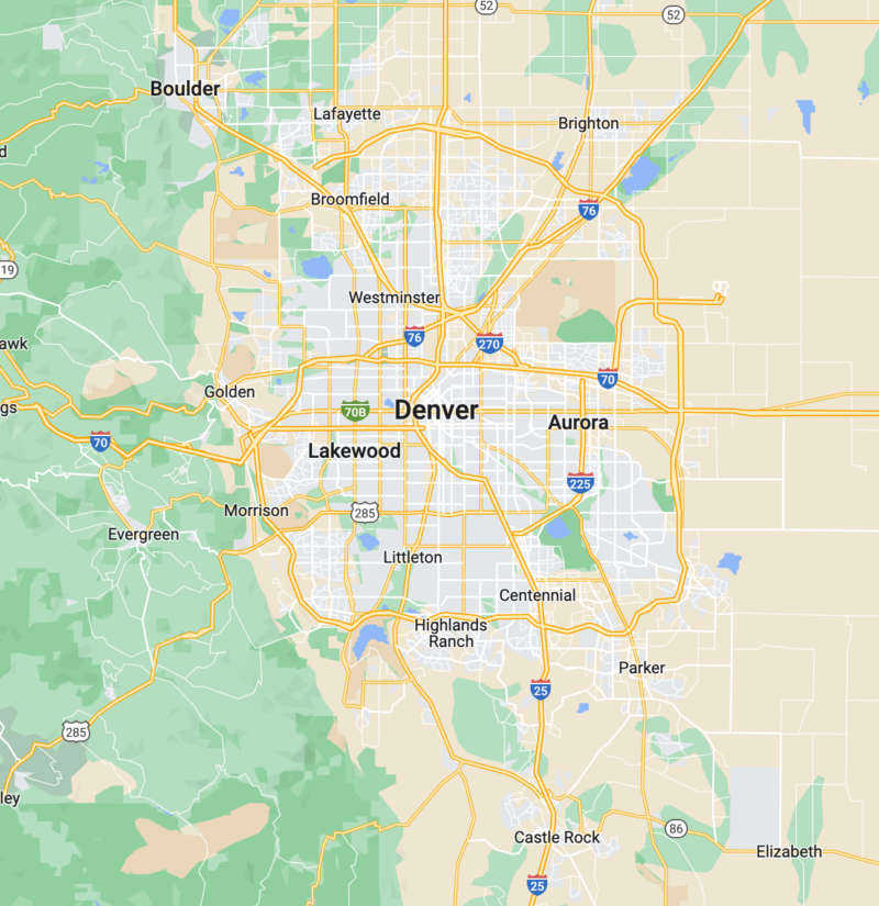 Denver Service Areas - Inside Outside Spaces